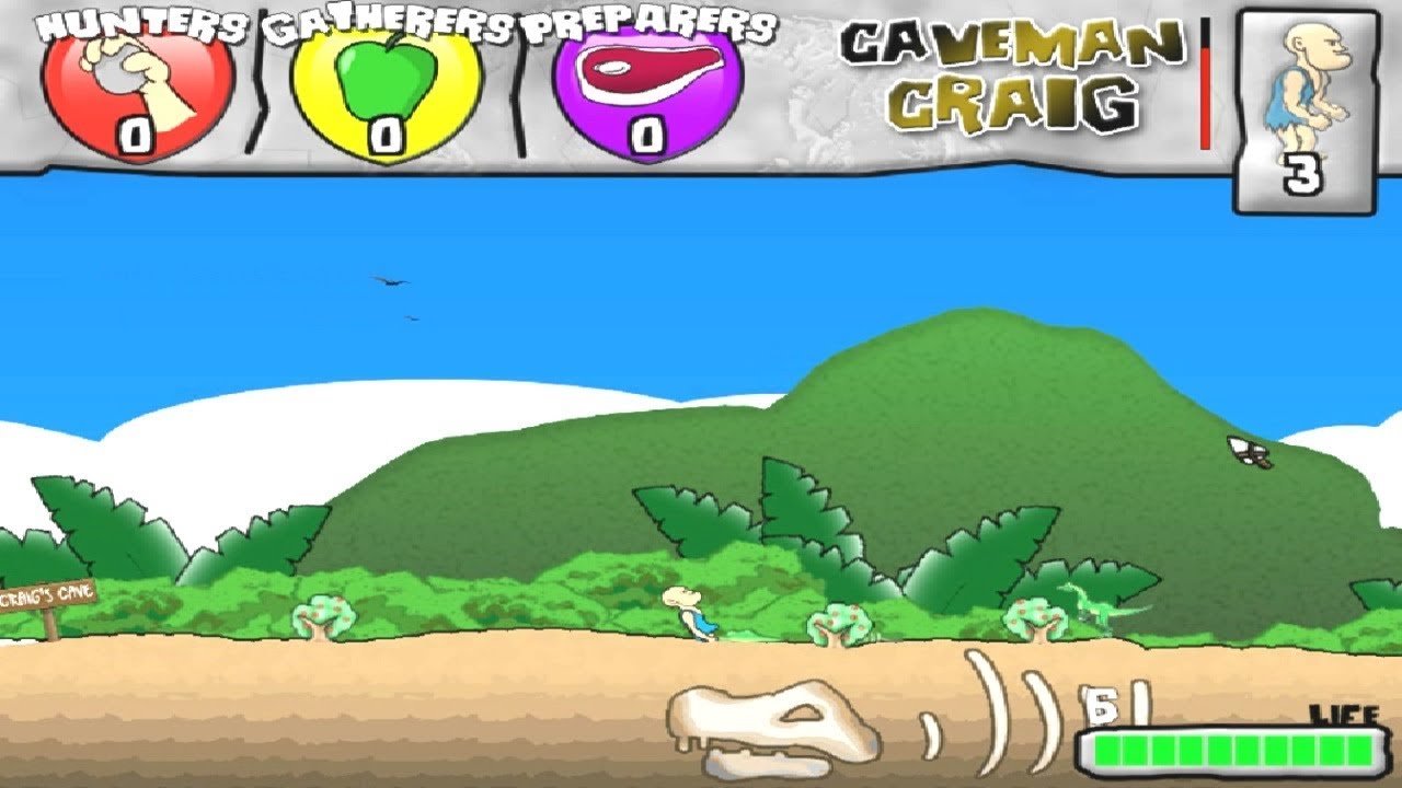 Caveman Craig v1.3.3 (Windows game 2008) - YouTube