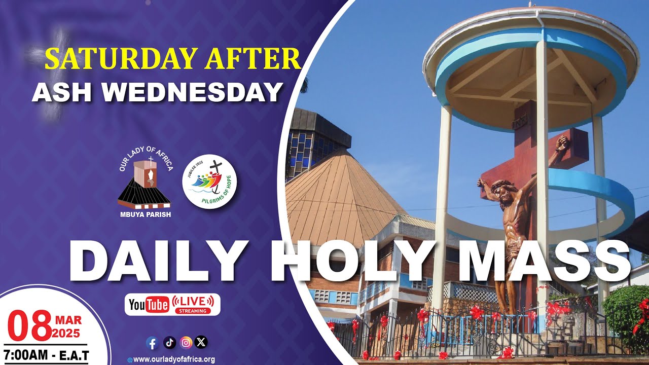 SATURDAY AFTER ASH WEDNESDAY || Daily TV Mass, 08th March, 2025 - YouTube
