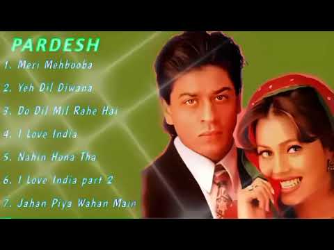 PARDES Movie All Songs Jukebox | Shahrukh Khan | Mahima Chaudhry | INDIAN MUSIC|