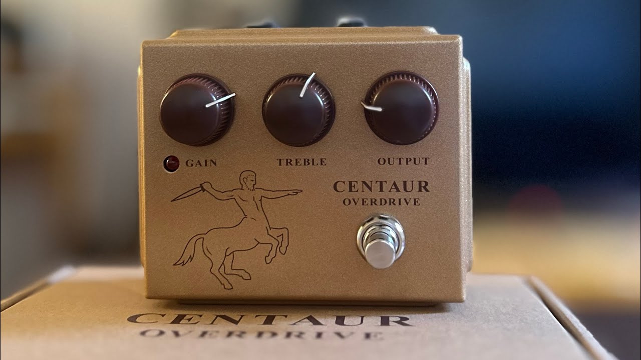 Behringer Centaur Overdrive Unboxing - YouTube