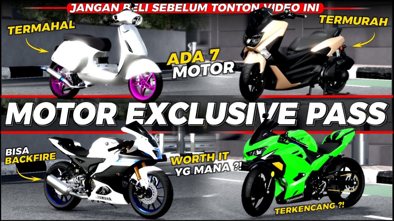 Aku BORONG SEMUA MOTOR EXCLUTIVE Di Game MOTOR INI & Cara Dapetin Motor ...