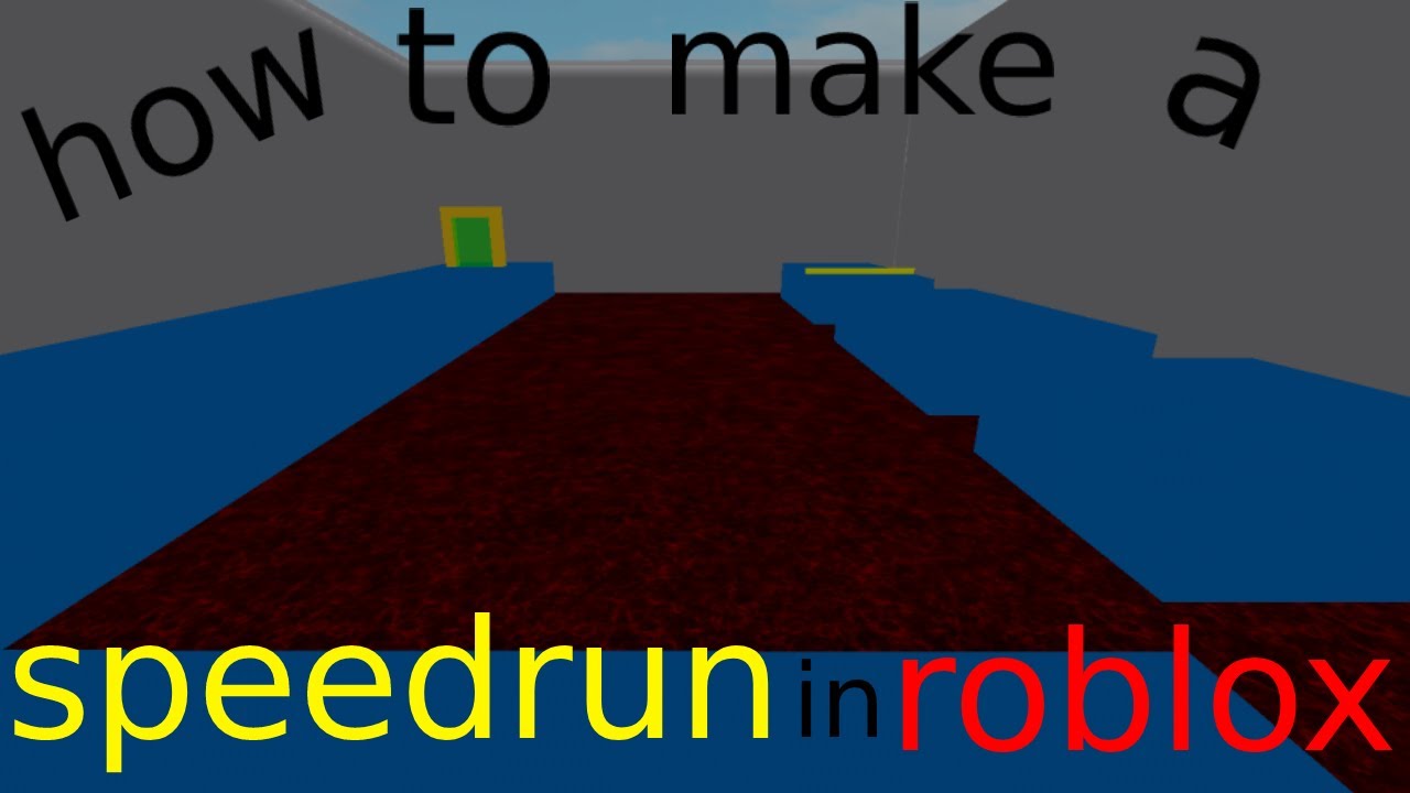 how to build a speed run in Roblox (Roblox studio tutorial) - YouTube