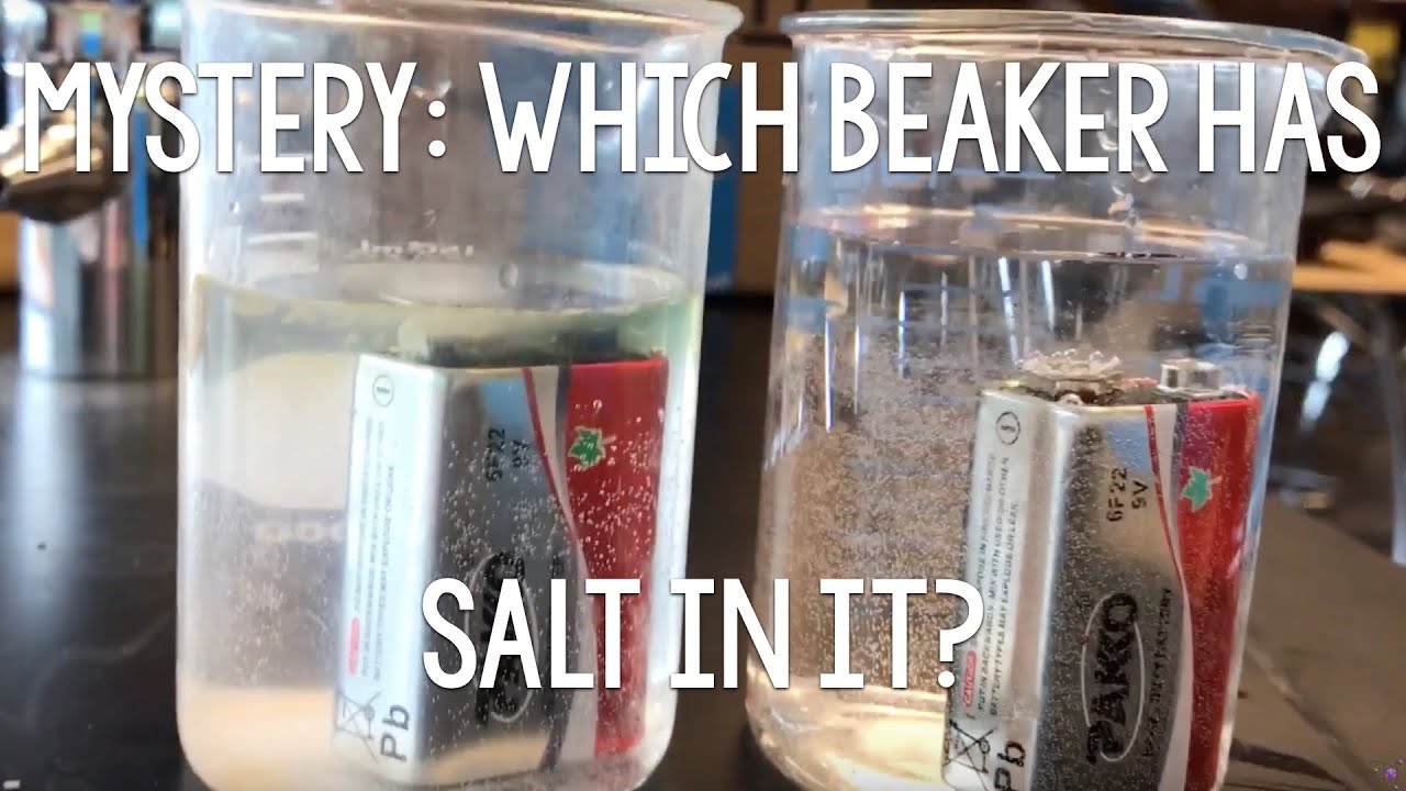 Mystery: Which beaker contains salt and which contains sugar? - YouTube