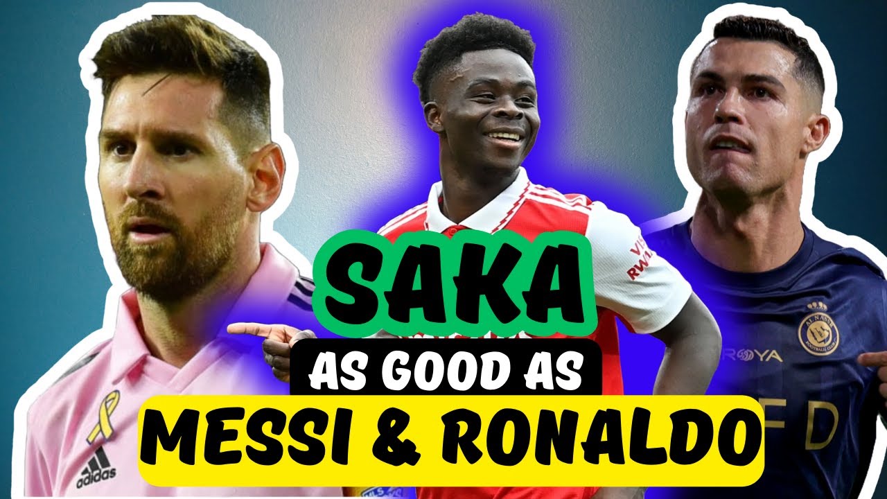 SAKA is underrated | Stats Prove Saka is as Good As MESSI & RONALDO ...