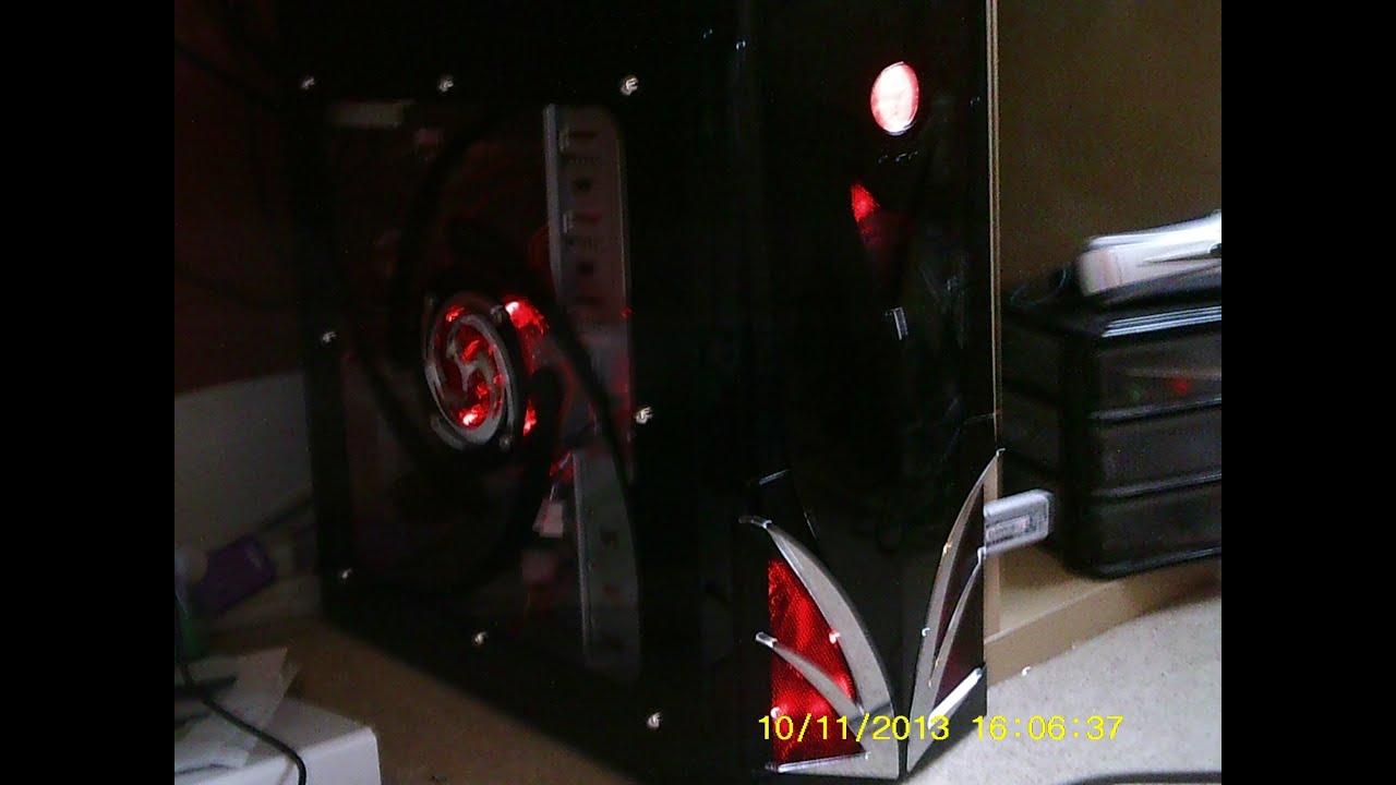 cit mars red computer case review - YouTube