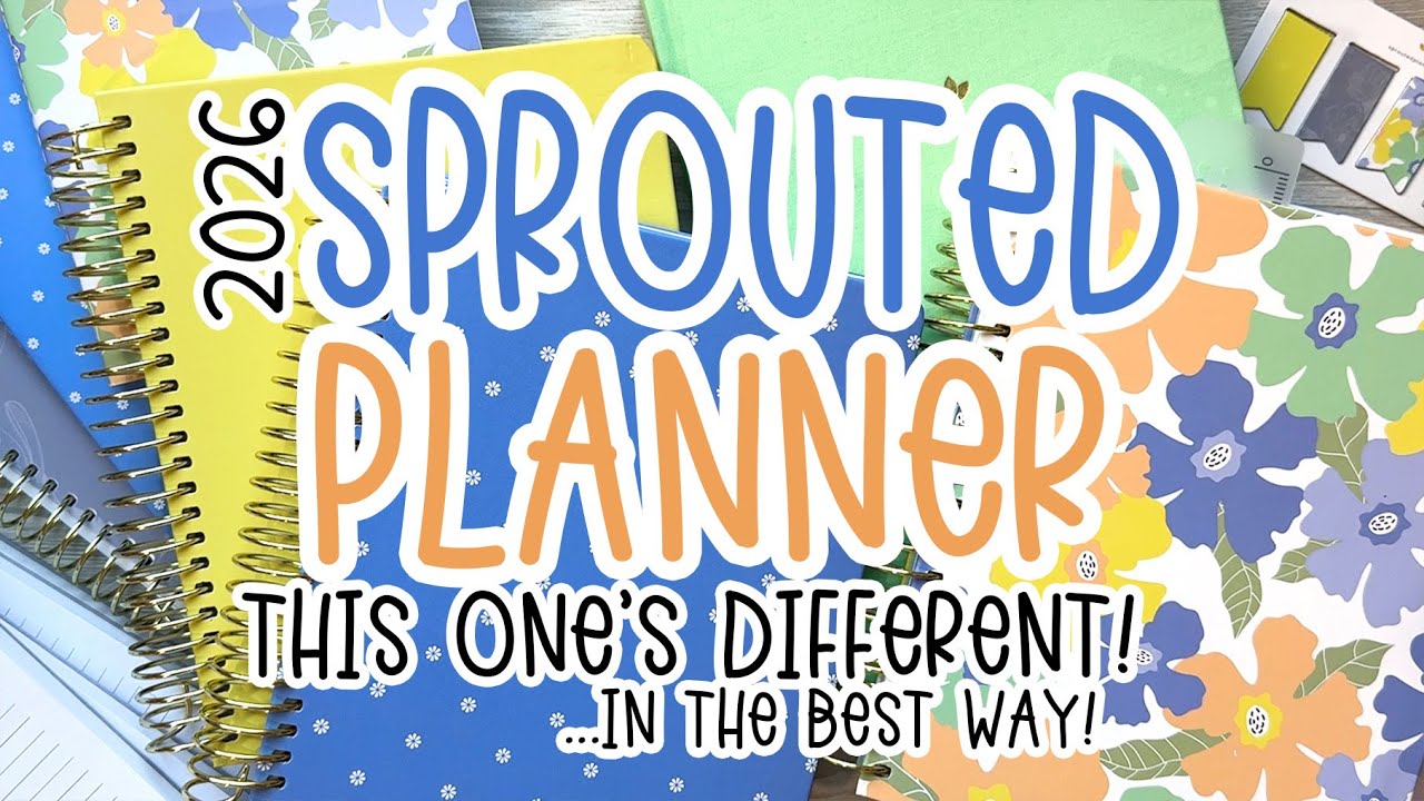 Sprouted Planner 2026 | Don’t Buy Another Planner Until You See This Lineup - YouTube