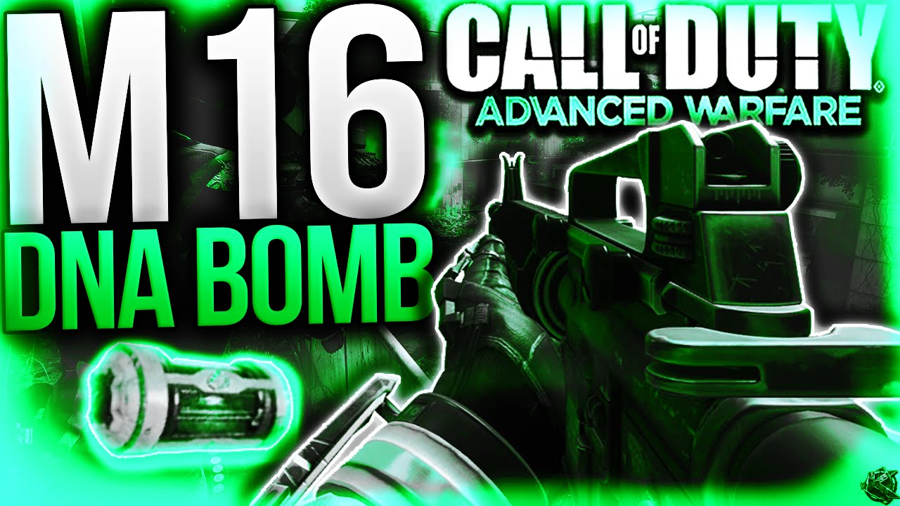 M16 DNA BOMB GAMEPLAY! NEW "M16" DLC GUN DNA BOMB! (COD AW M16 DLC Gun ...