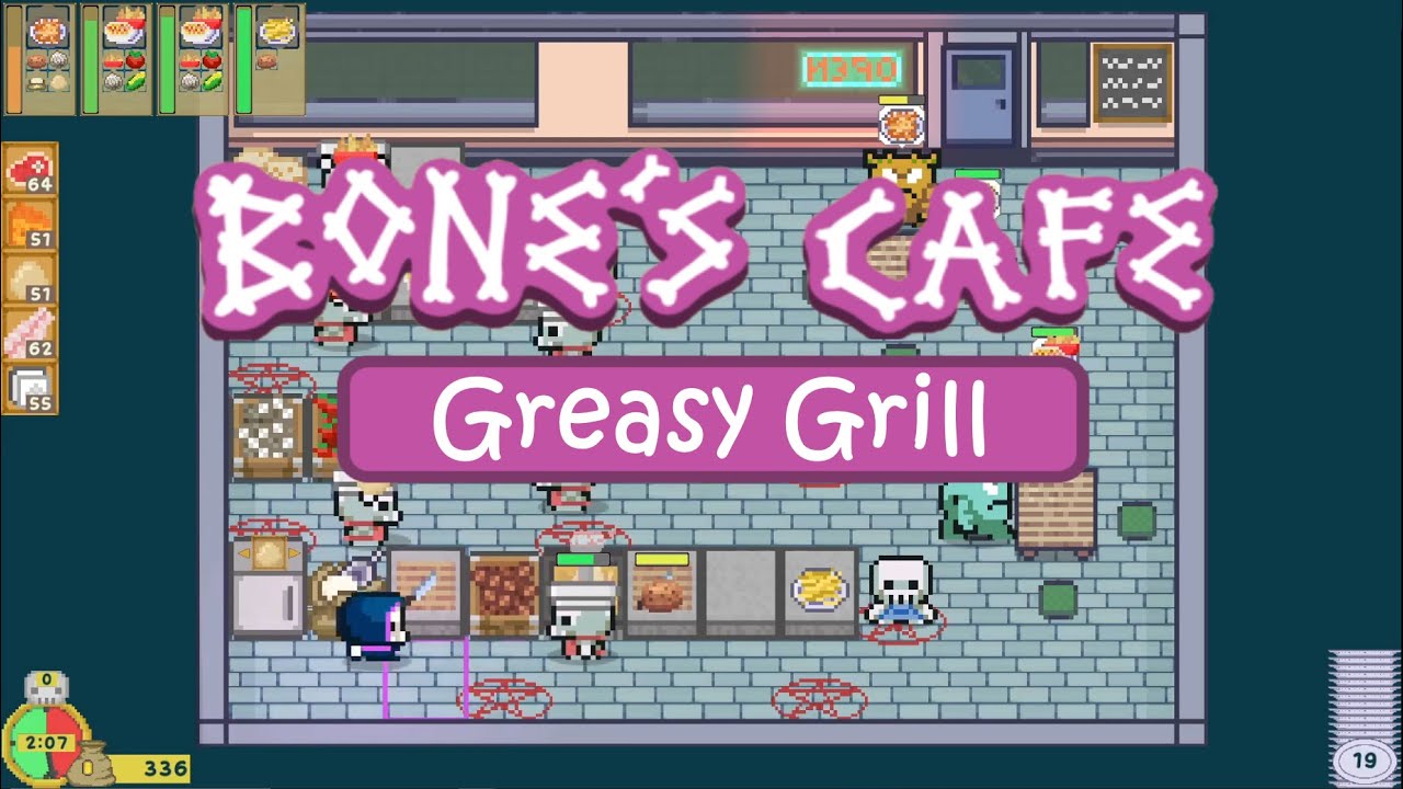 Bones Cafe - Greasy Grill (start) - Episode 3 - YouTube