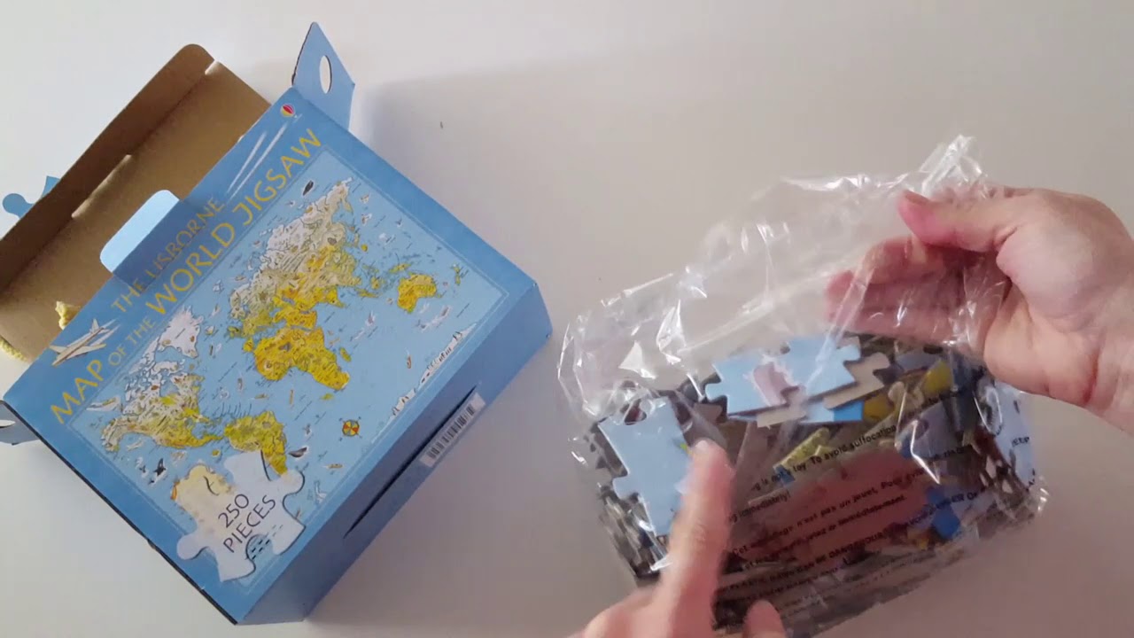 USBORNE MAP OF THE WORLD JIGSAW - YouTube