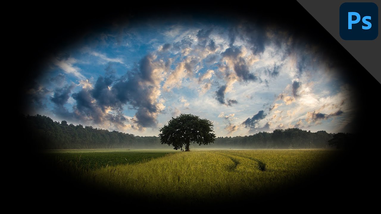 Dark (solid colored) vignette | Create a custom vignette | PHOTOSHOP ...