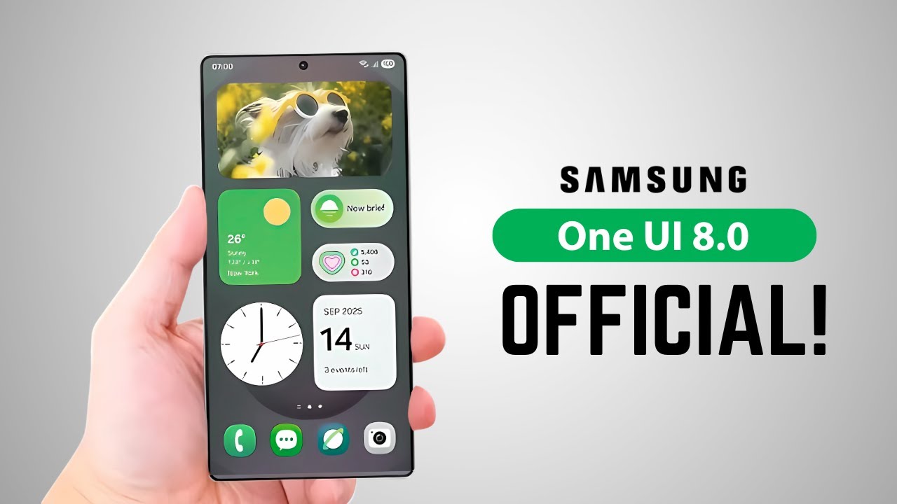 Samsung One UI 8 UPDATE – Official Roadmap! - YouTube