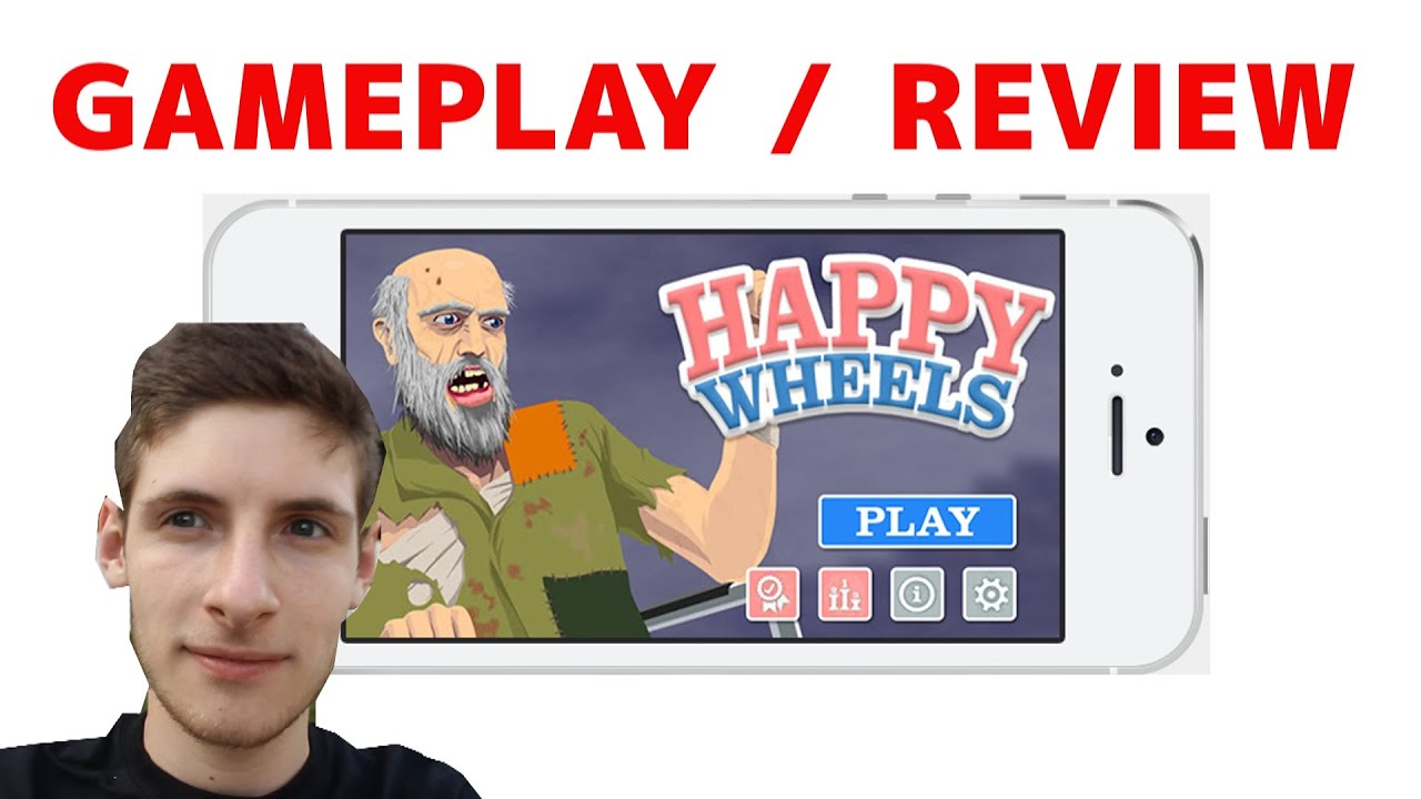 Happy Wheels Official Mobile App Review/Gameplay - YouTube