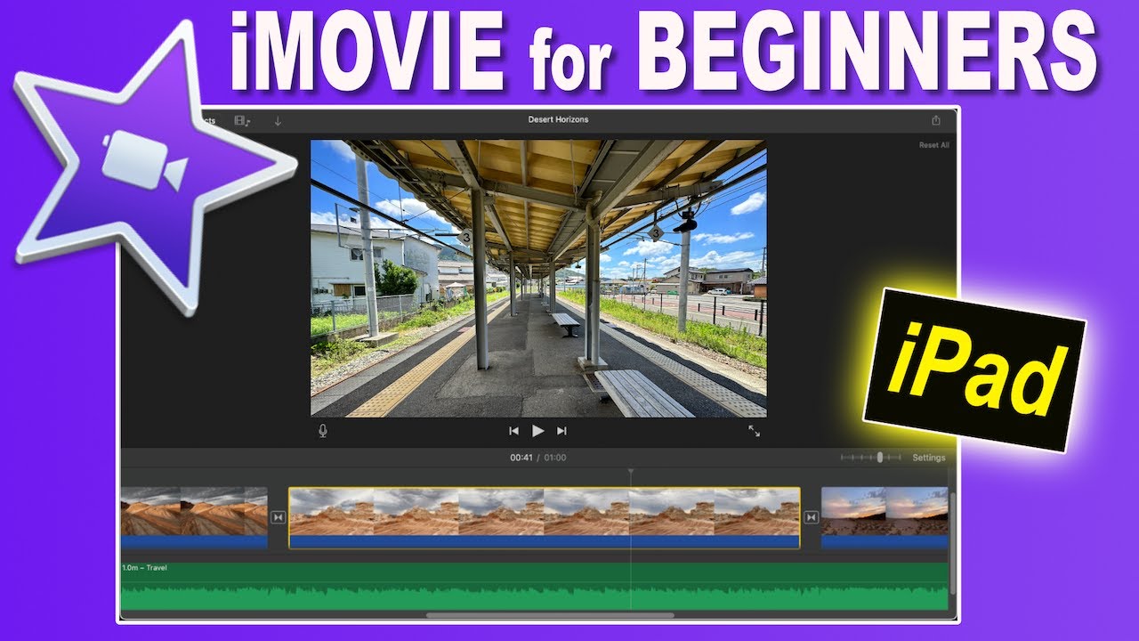 iMovie for iPad Tutorial - Picture in Picture With Background How To - YouTube