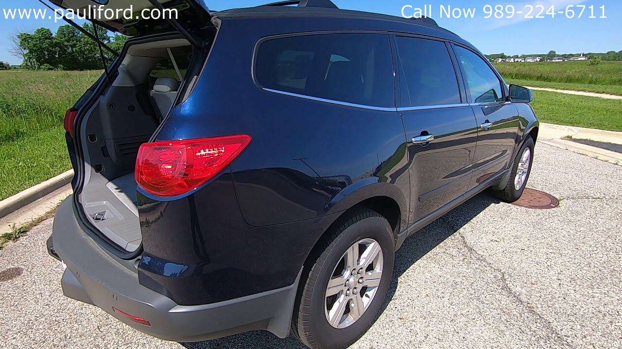 2012 Chevy Traverse 2LT at Pauli Ford in St. Johns MI Live Walkaround ...