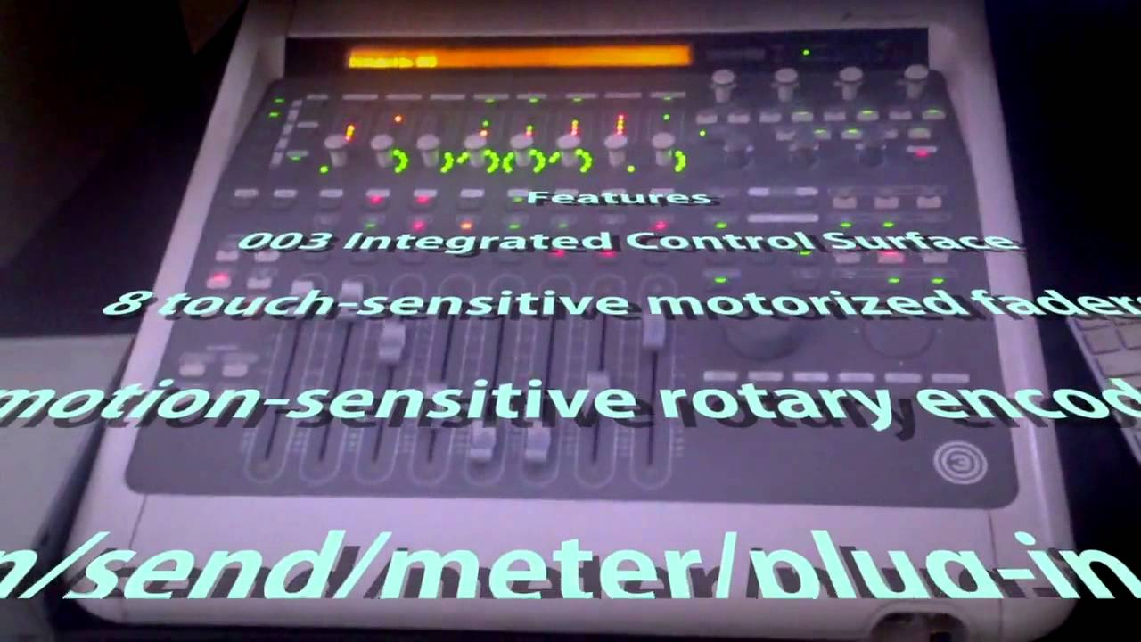 DIGI 003 MIXER BF PROTOOLS - YouTube