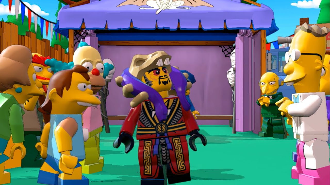 LEGO The Simpsons Master Chen Replaces Homer in All Cut Scenes LEGO ...