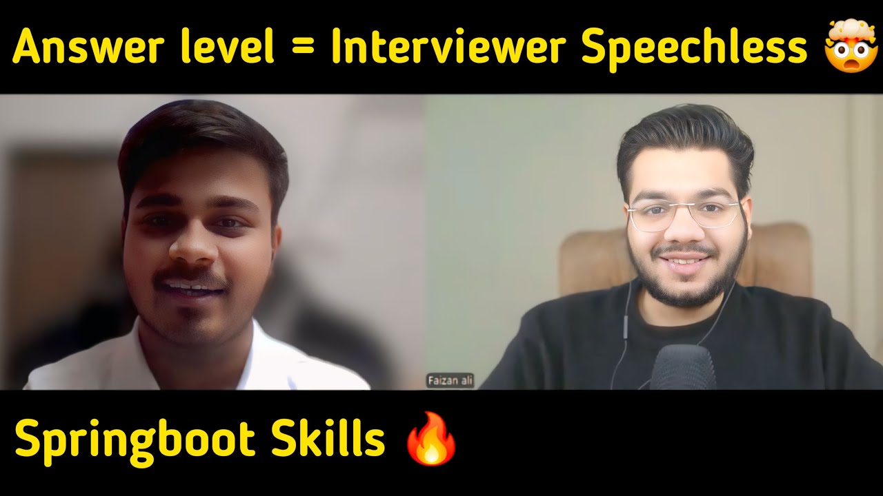 Java Spring Boot 4 Yrs Interview Experience (Tricky Questions) - YouTube