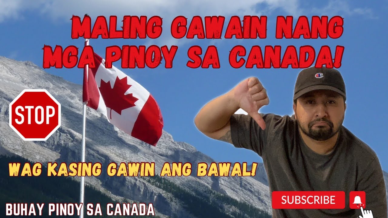 MALING GAWAIN NANG MGA PINOY SA CANADA | WAG PASAWAY | BUHAY CANADA ...