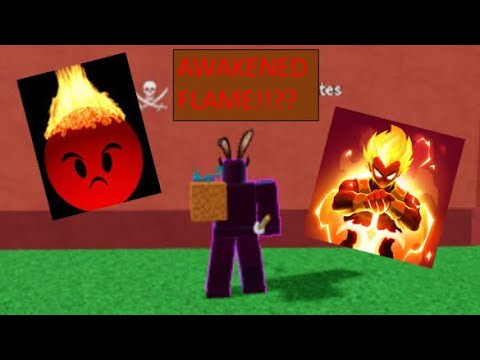 Awakened Flame SHOWCASE!!!🟧 [Blox Fruits] - YouTube