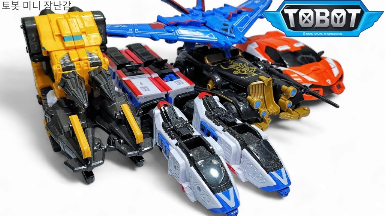 토봇 로보 GD 애슬론 로봇 파라곤 알파 파워트레인으로 변신tobot robo GD Athlon transformation ...