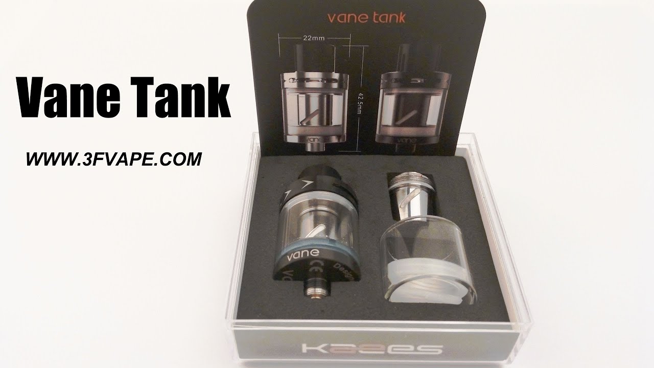 Authentic Kaees Vane Tank Unboxing Review - 3FVAPE - YouTube