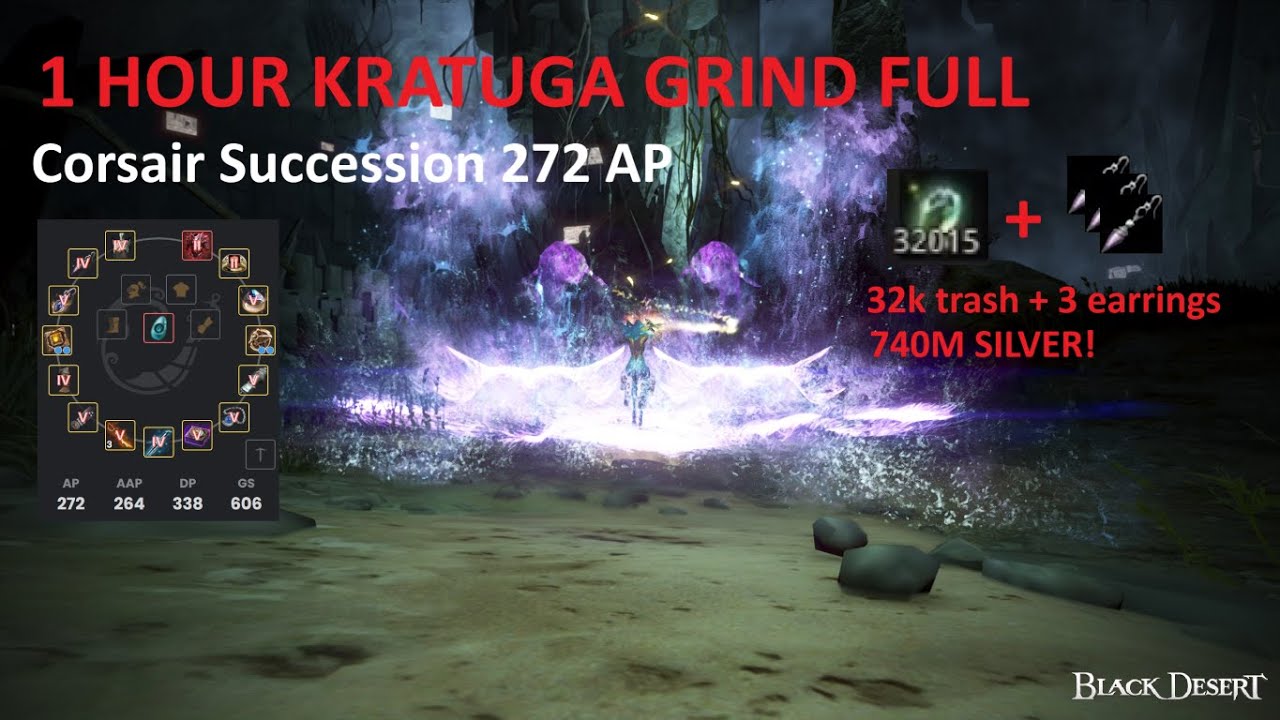 BDO - Corsair Succession 272 AP Kratuga Ancient Ruins 32K Trash/H FULL ...