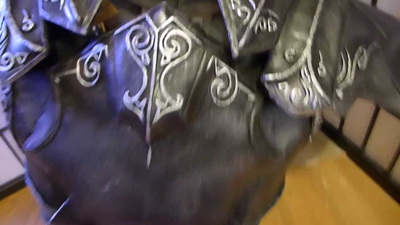 Ebony Armor Replica - Cosplay Armor - YouTube