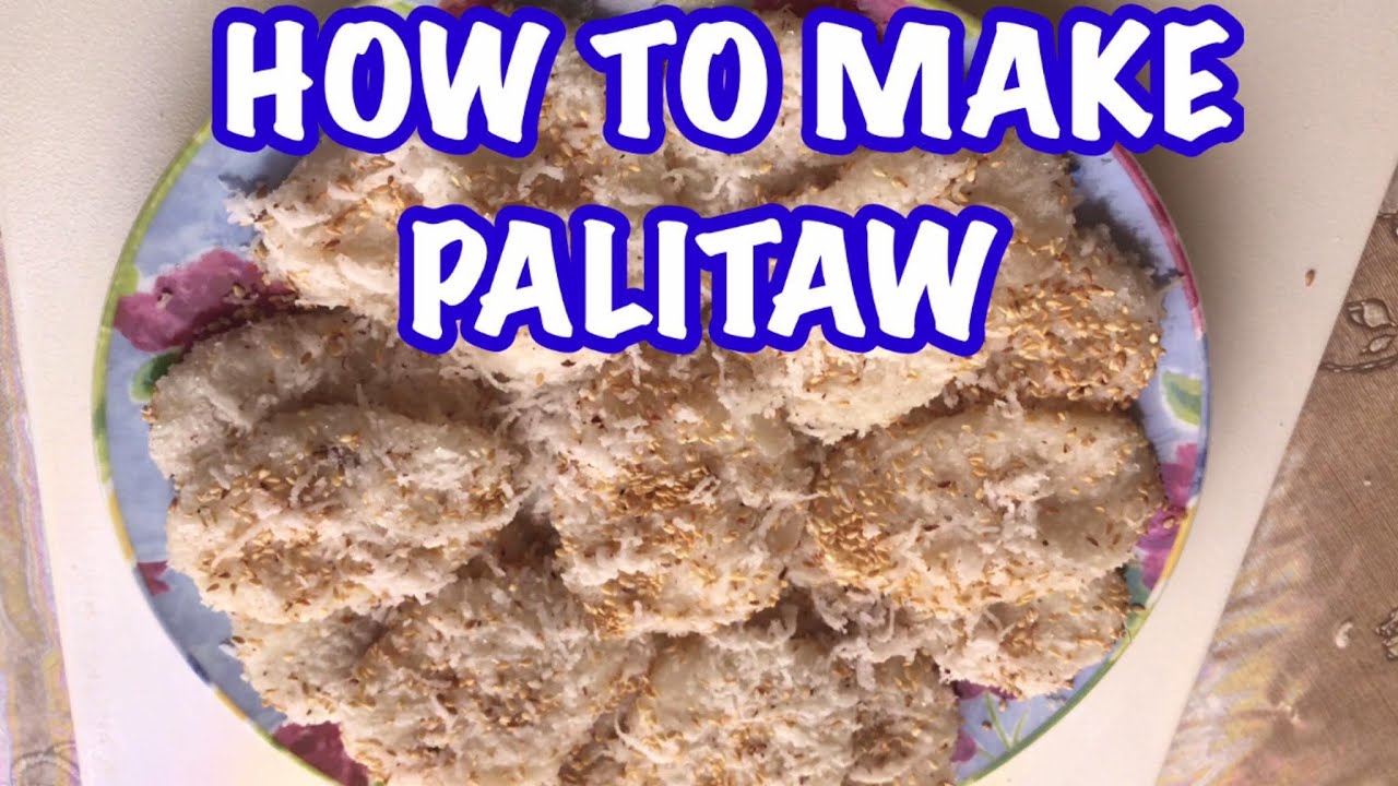 How to make palitaw - YouTube