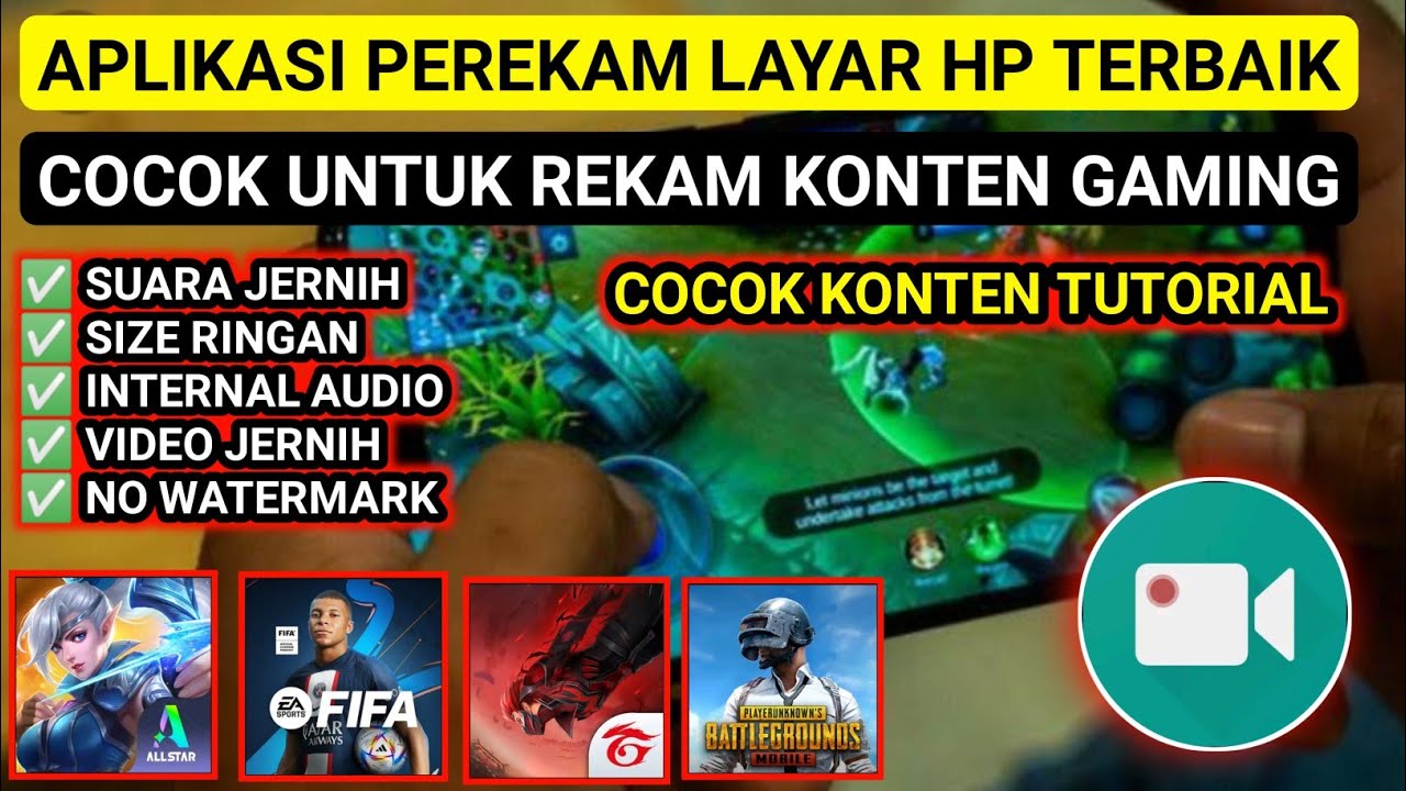 aplikasi perekam layar hp terbaik 2023 , UNTUK GAME TANPA LAG DAN NO ...