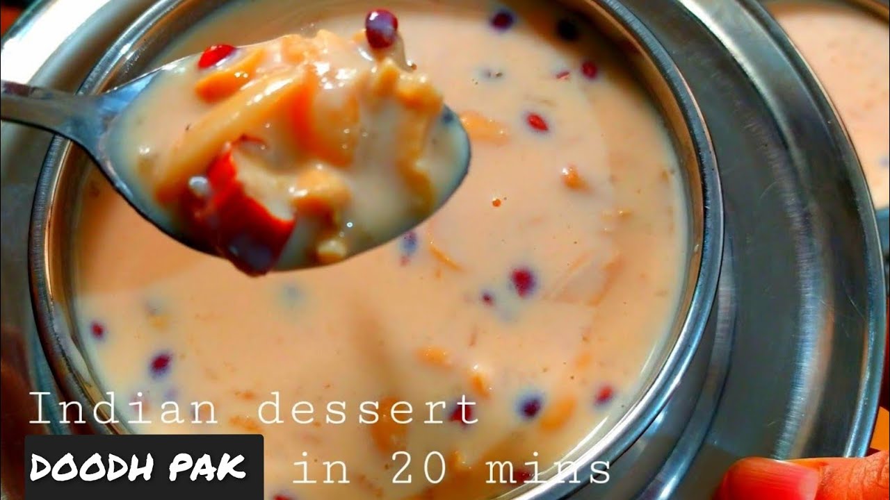 Doodh pak recipe, Doodh recipe, Gujarati doodh pak , Doodh pak kaise ...
