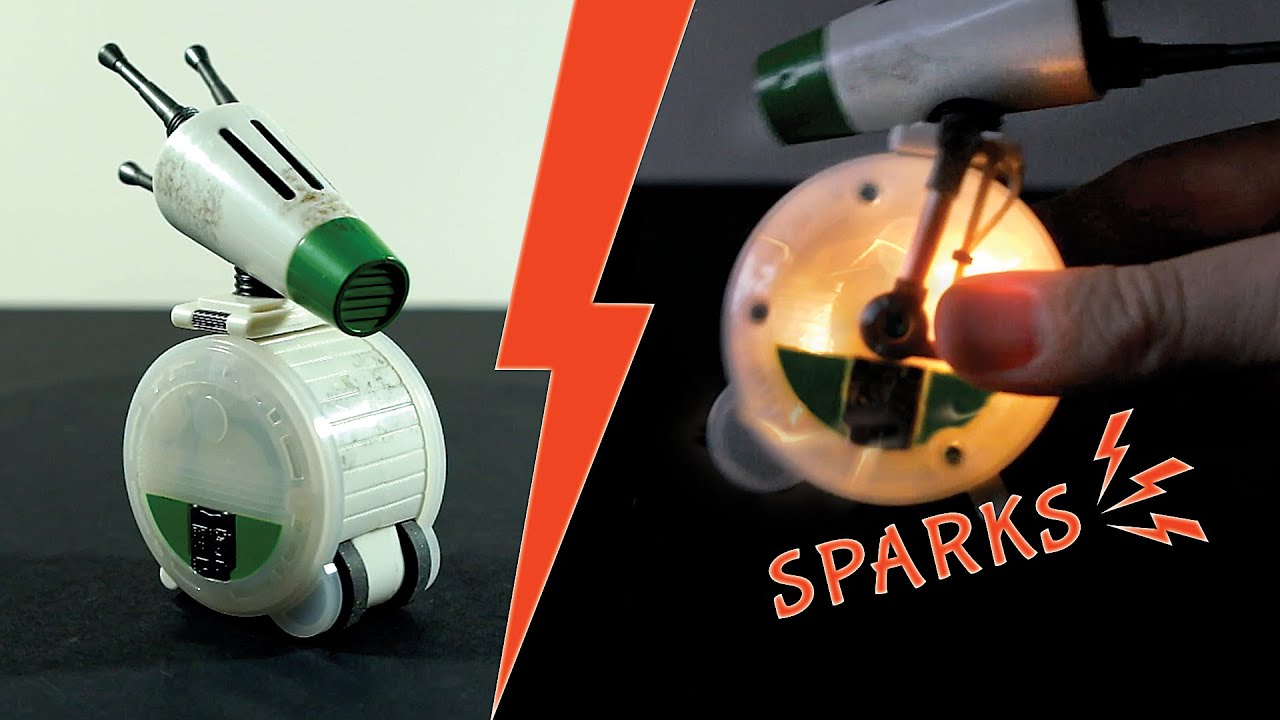 Spark & Go D-0 Robot - Star Wars The Rise of Skywalker Rolling Droid ...