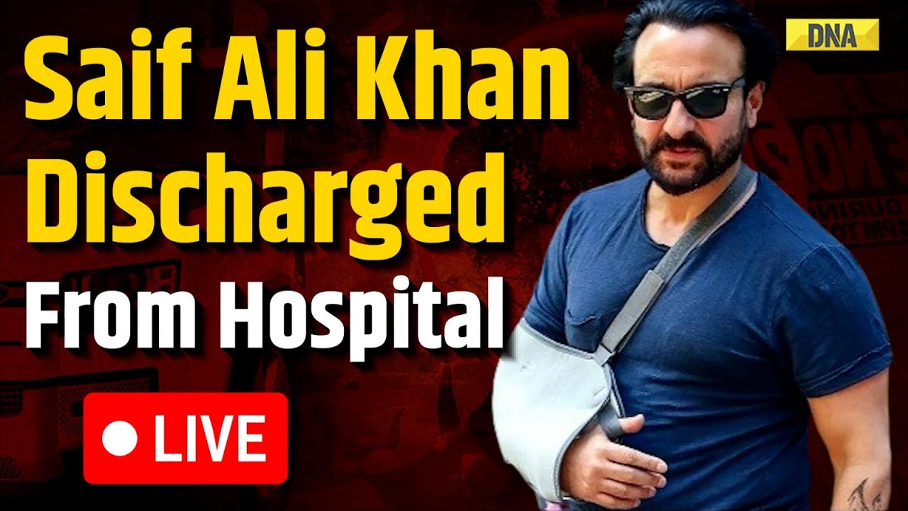 Saif Ali Khan Live Updates: First Glimpse Of Saif After Knife Attack ...