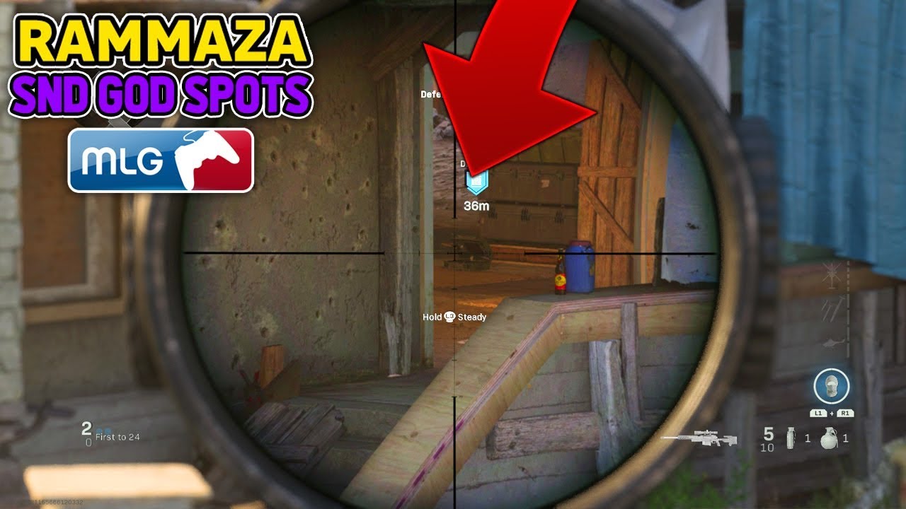 SnD GOD SPOTS on RAMMAZA! (COD MW Best Competitive SnD Plant Spots ...
