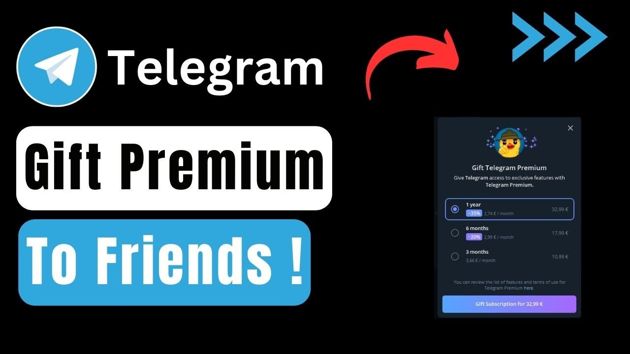 How To Gift Telegram Premium To Friends ! - YouTube