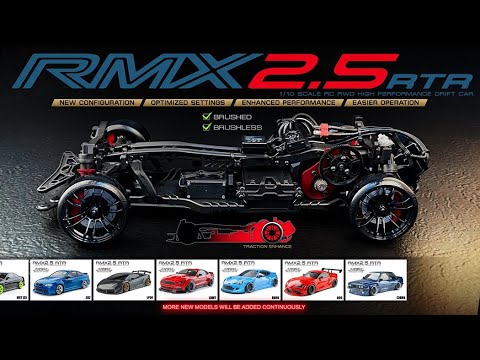 MST RMX 2.5 RTR first try drifting - YouTube