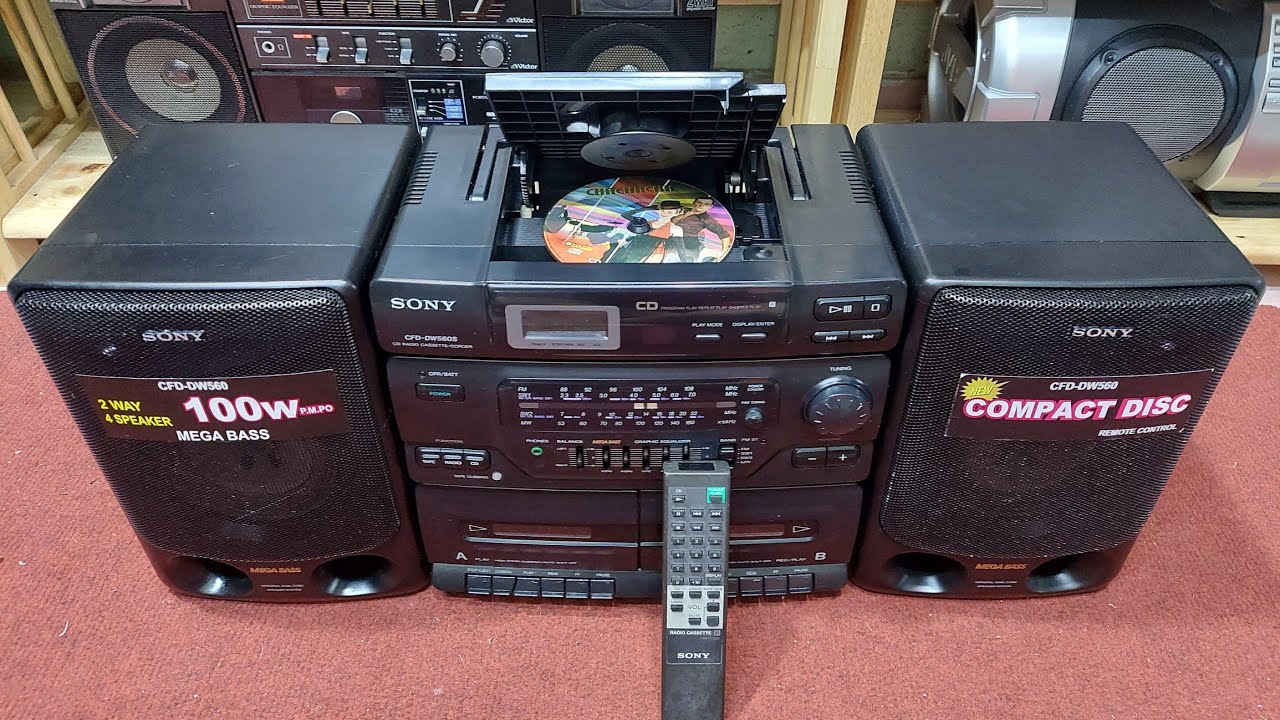 ĐÀI SONY 560S TIẾNG RẤT HAY - Radio cassette Sony Huyền Thoại - LH 0938 ...