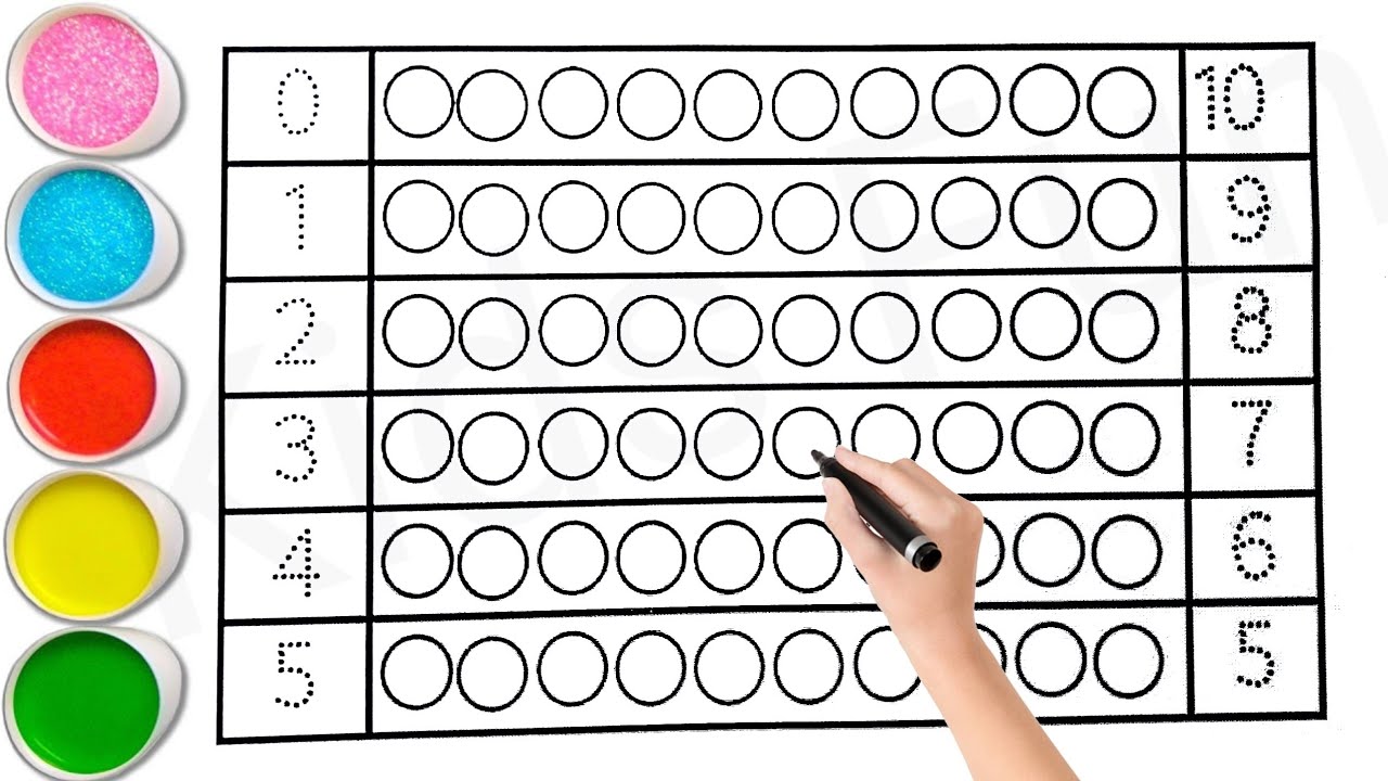 Learn to count numbers, shapes for kids | Numbers Counting 1 to 100 ...
