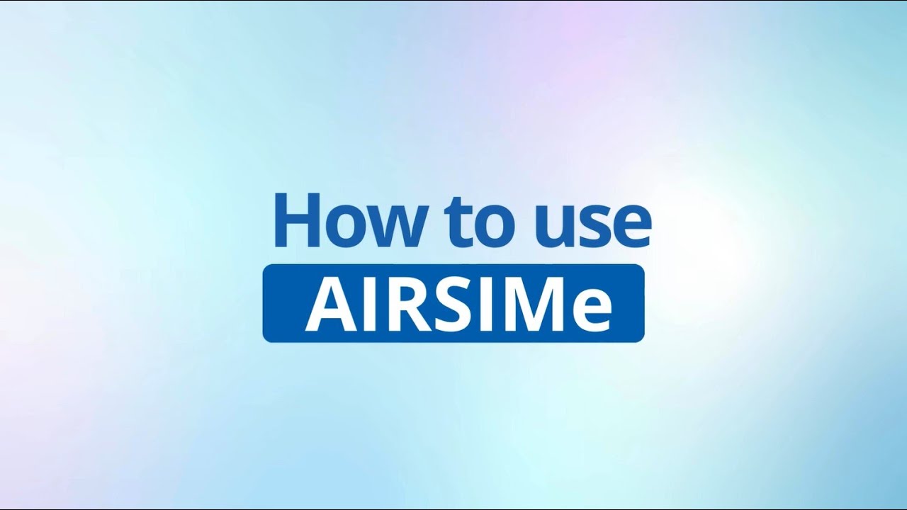How to use AIRSIMe - YouTube