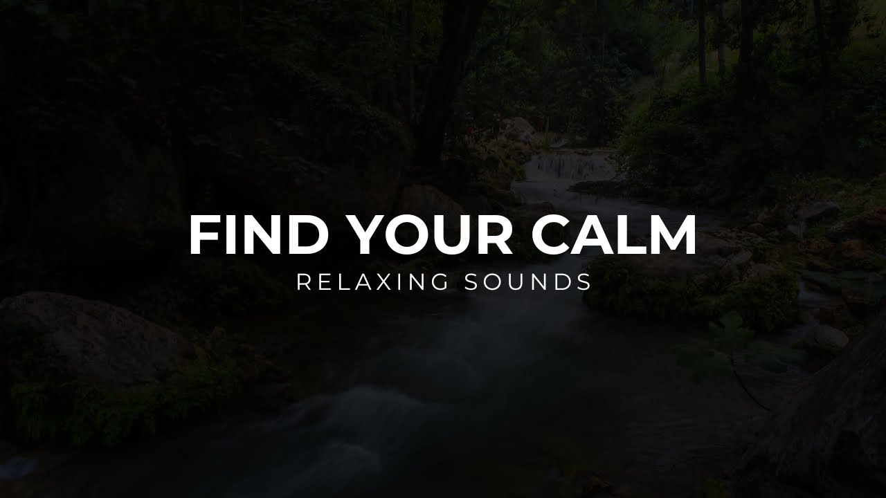 Relaxing River Sounds - No Birds - Natural White Noise - Relax/ Sleep ...