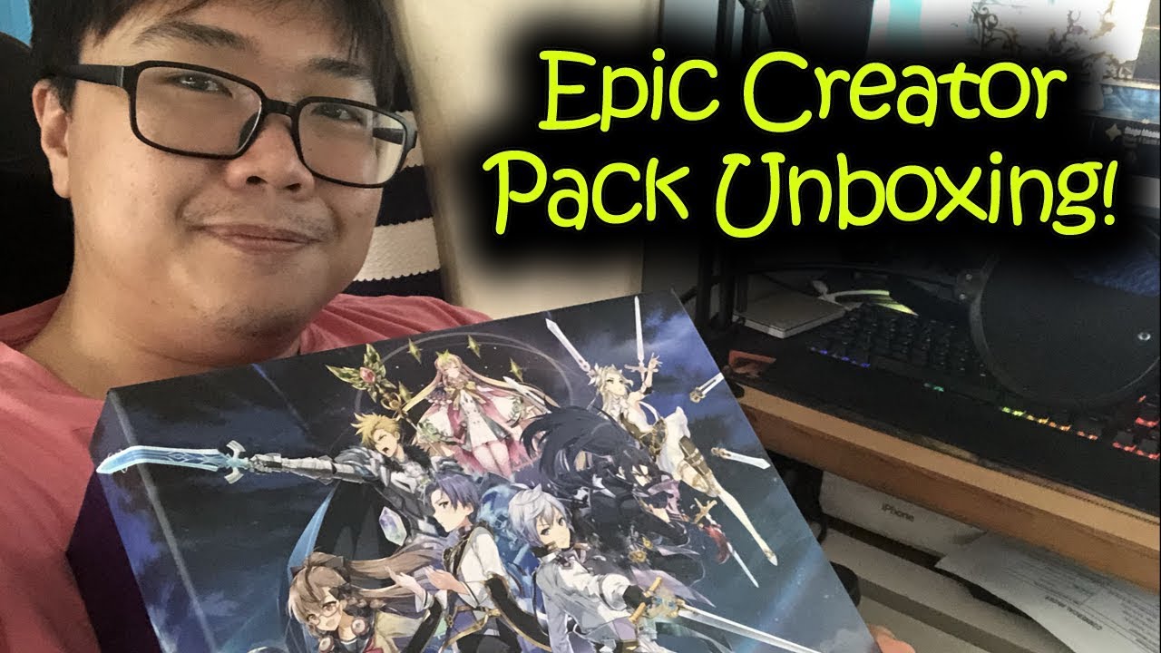 [Epic Seven] Epic Creator Care Package Unboxing! - YouTube