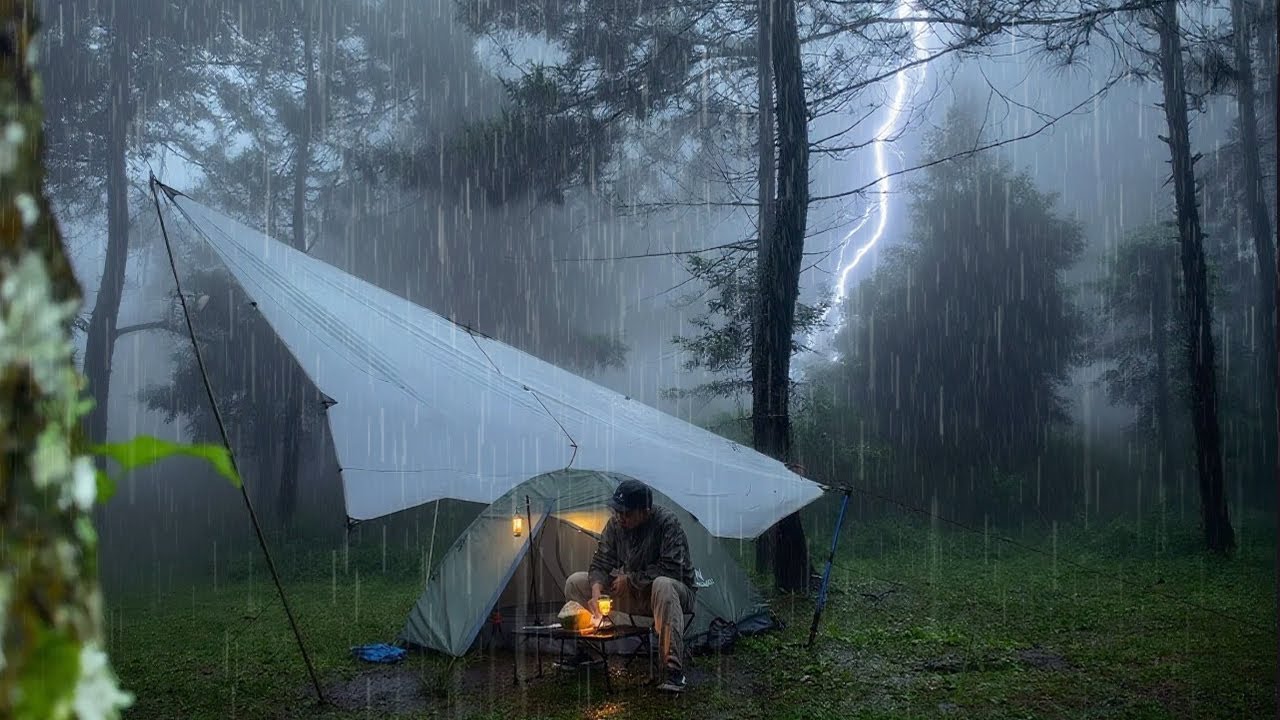 THE WORST EXPERIENCE OF A NON-STOP HEAVY RAINSTORM ⛈️EXTREME RAINY ...