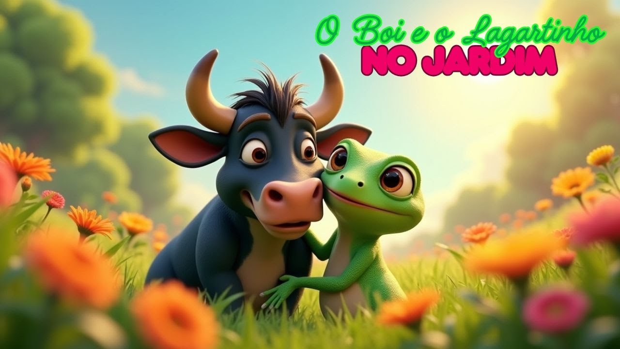 O Boi da Cara Preta e o Lagartinho no Jardim - Música Infantil ...