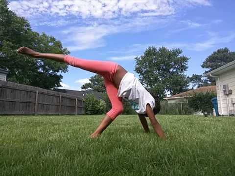 My first video. Showing you My gymnastics skills