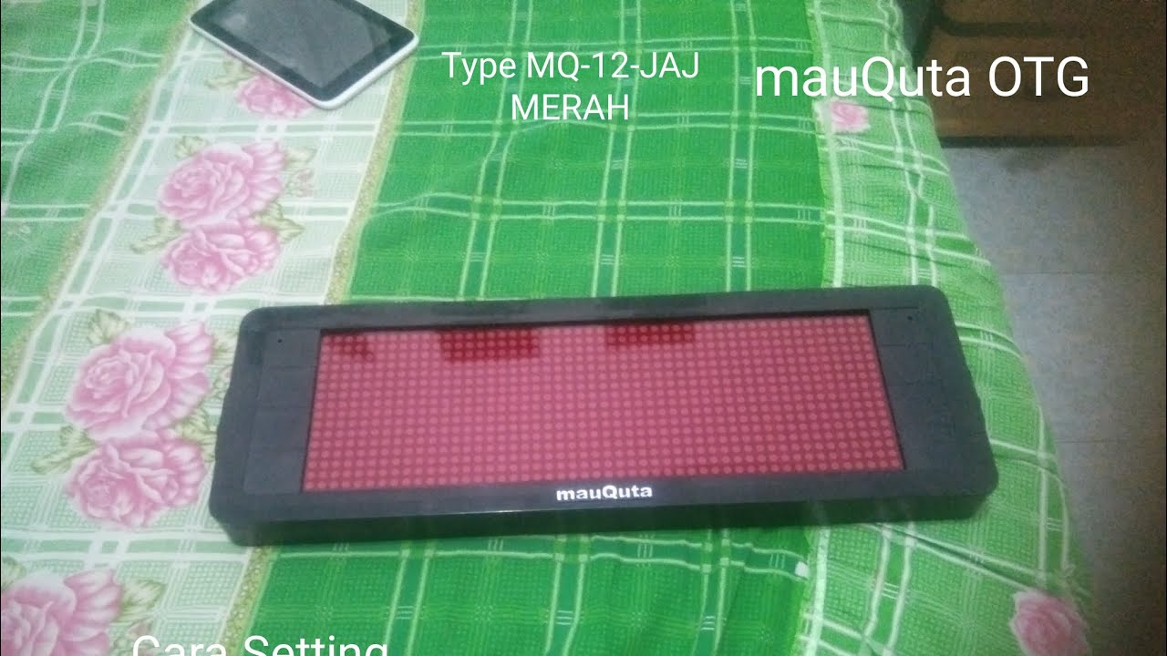 Cara Setting Jam Di mauQuta OTG Type MQ-12-JAJ MERAH Setting HP Android ...