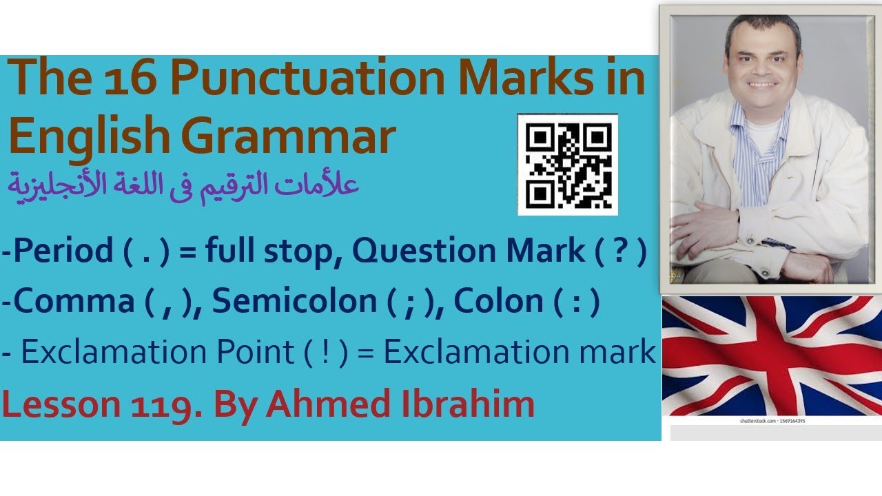 Lesson 119. The 16 Punctuation Marks in English grammar. - YouTube