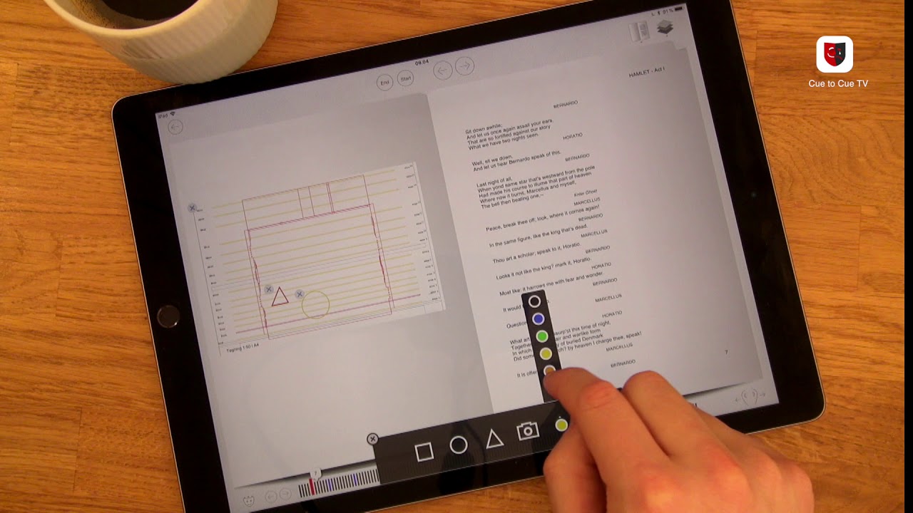 Cue to Cue Training Series - Part 4 - Draw, Symbols and images - YouTube