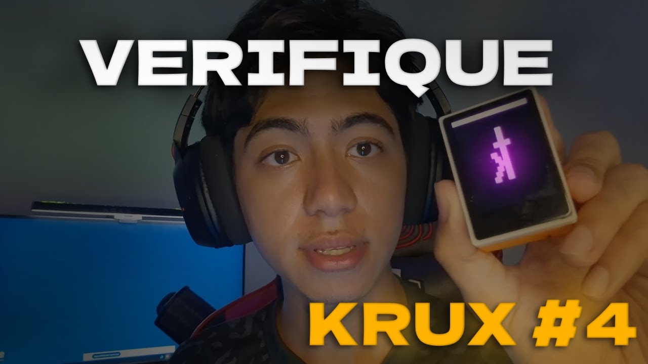 VERIFIQUE OS ARQUIVOS E INSTALE/REINSTALE A KRUX WALLET - YouTube