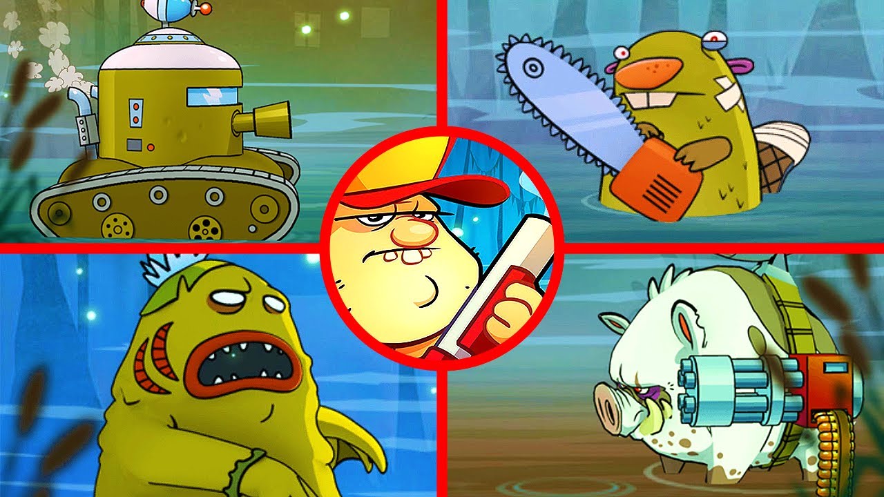 Swamp Attack - All Bosses (Boss Fight) 1080P 60 FPS - YouTube