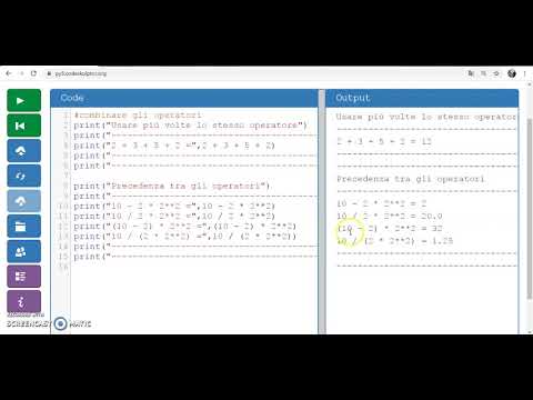 Py 04 Precedenza tra Operatori e Salvataggio in CodeSkulptor3 - YouTube