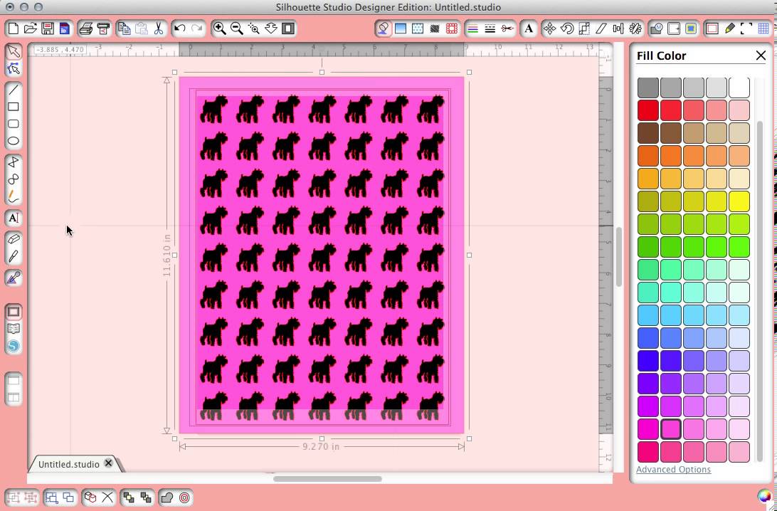 Making Patterned Paper With The Silhouette.mp4 - YouTube